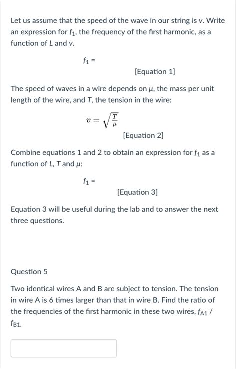 Solved Let Us Assume That The Speed Of The Wave In Our