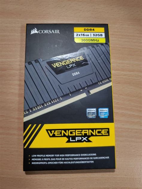 32gb Corsair Vengeance Lpx Ddr4 Desktop Pc Ram Memory 3600mhz 2 X 16 Gb Nanya F Die Great For