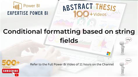 Learn Power Bi Rule Based Conditional Formatting Based On String