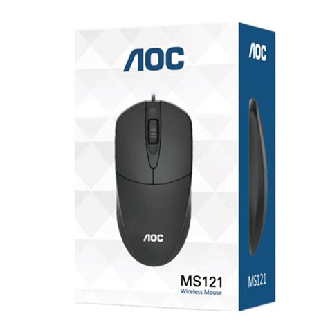 AOC MS Optical Wired USB Mouse With Dpi Black