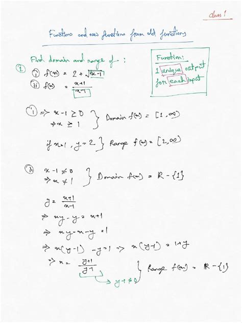 1 Mat120 Functions And New Functions From Old Functions Pdf