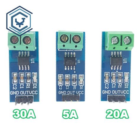1pcs 2pcs Acs712 Model For Arduino Ac Dc Current Detection Board 5a 20a 30a Hall Current Sensor
