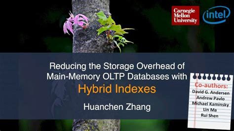 Pdf Reducing The Storage Overhead Of Main Memory Oltp · Main Memory Oltp Databases With