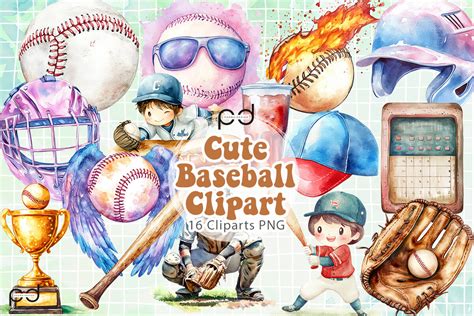 Cute Baseball Graphics Graphic By Padmadesign · Creative Fabrica