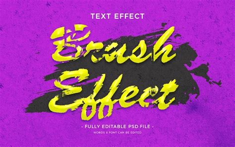Premium PSD Brushes Text Effect