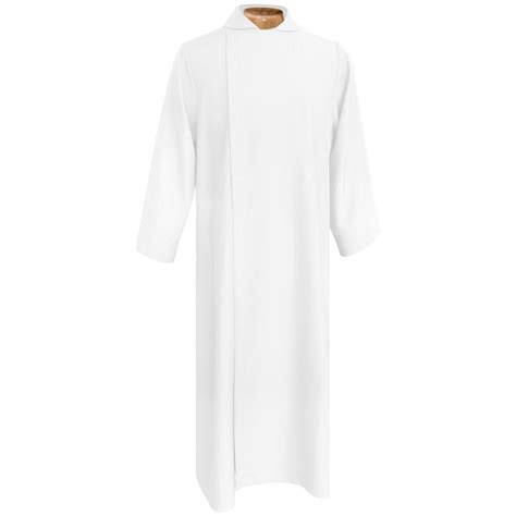 White Clergy Cassock Choir And Clergy
