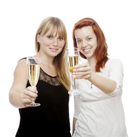 Giovani Belle Ragazze Dai Capelli Rosse E Bionde Immagine Stock