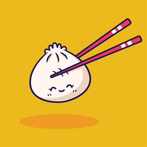 Cute Cartoon Dim Sum Illustration 15095574 Vector Art At Vecteezy