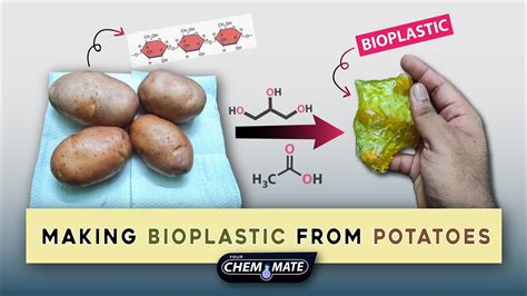 Making Bioplastic From Potatoes Homemade Process Youtube