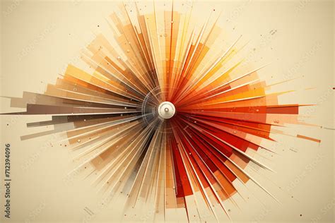 An Elegant Sunburst Chart With Radiating Segments Providing A Visually Rich Representation Of