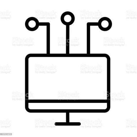 Connected Data Icon From Business And Analytics Collection Thin Linear