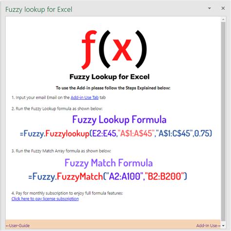 The New Fuzzy Lookup For Excel