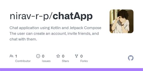 github nirav r p chatapp chat application using kotlin and jetpack