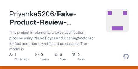 Github Priyanka5206fake Product Review Detection This Project Implements A Text