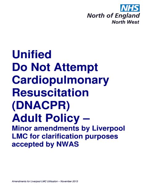Fillable Online Unified Do Not Attempt Cardiopulmonary Resuscitation Dnacpr Fax Email Print