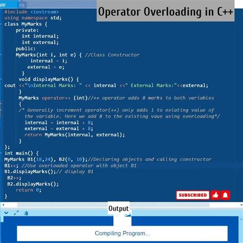Operator Overloading In C Compile Time Polymorphism In C Cpp