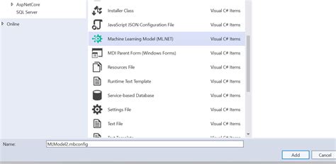 Cant Add Model Builder To Net Framwork Projects · Issue 1511 · Dotnetmachinelearning