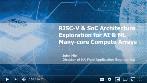 Risc V And Soc Architecture Exploration For Ai And Ml Risc V International