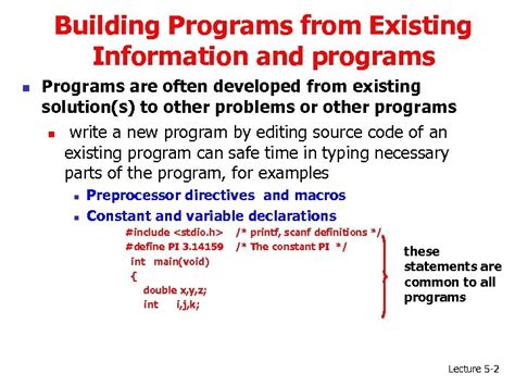 CS 1001 Programing Fundamental Lecture 5 Top Down Design
