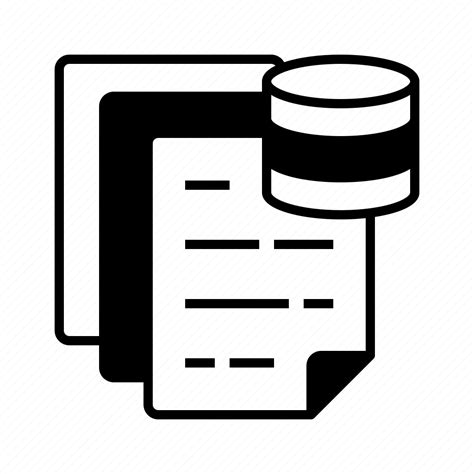 Database Document Icon Download On Iconfinder