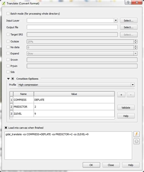 Bug Report 17659 Gdal 2 Problems With Translate Convert Format Qgis Application Qgis