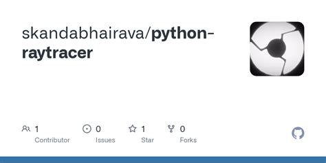 Github Skandabhairavapython Raytracer