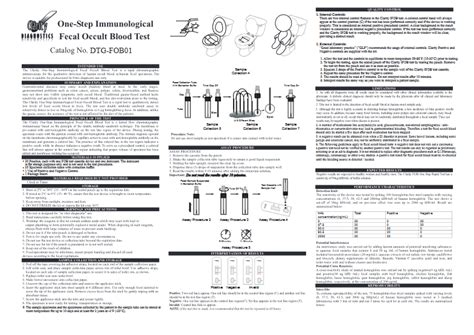 Fobt Test Kit Instructions Compare Price Th
