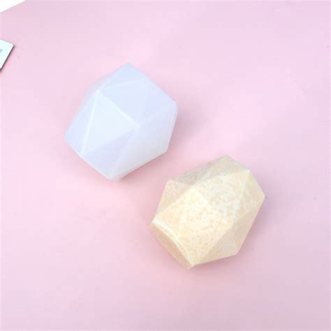 Badu Bg Геометричен силиконов шаблон Многоъгълна матрица за отливане на ваза Меки шаблони за