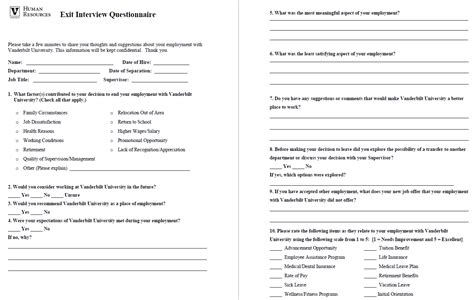 9 Essential Exit Interview Survey Templates Questionpro