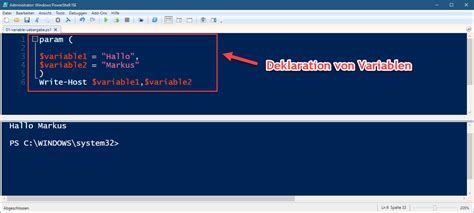 Wie Kann Man Einem Powershell Skript Parameter übergeben
