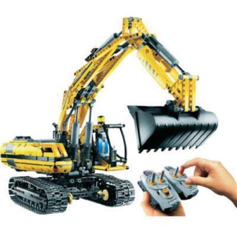 Lepin 20007 Motorized Excavator Compatible Lego Technic 8043 Hobbies And Toys Toys And Games On