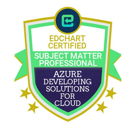 Edchart Certified Azure Developing Solutions For Cloud Subject Matter