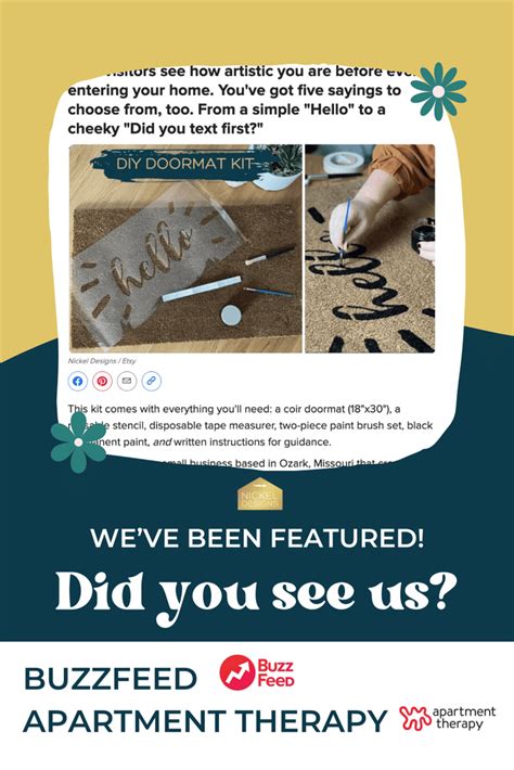 Nickel Designs Doormats Making Waves In Fall Decor And Diy Home Proje