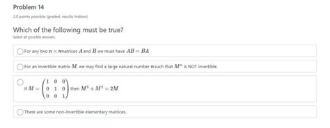 Solved Topic Matrix And Matrices Hi This Is A Set Of Chegg Com