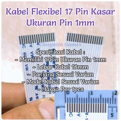 Jual Kabel Flexibel Pin Kasar Pilihan Sesuai Varian Ukuran Pin Mm Searah Cm Jakarta
