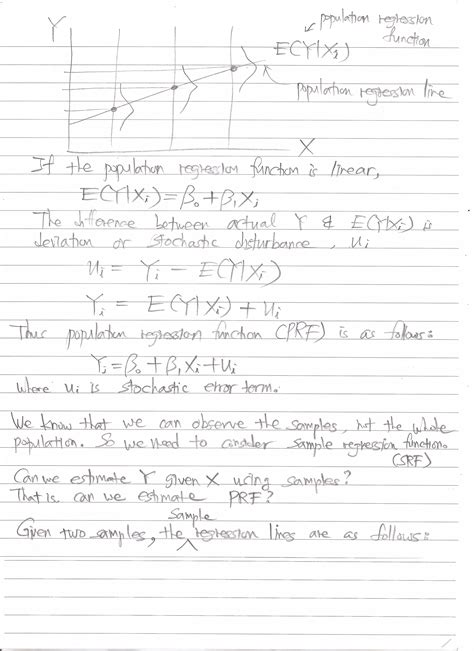 Econometrics Lecture Notes Chapter 2 Pdf