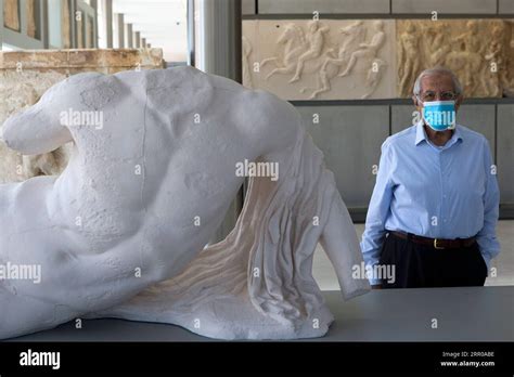 200805 Athens Aug 5 2020 Professor Dimitrios Pandermalis President Of The Acropolis