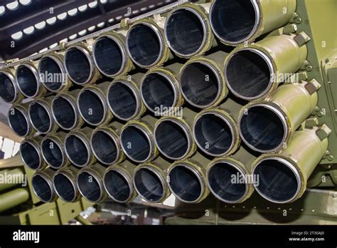 Multi Barrel Rocket Launcher Mrl Or Multiple Launch Rocket System Mlrs With32 Launch Tubes