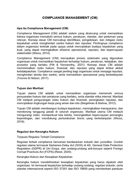 Compliance Management Pdf