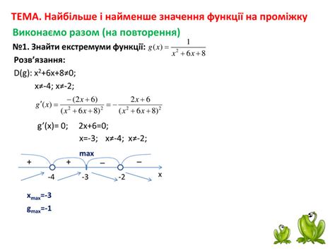 Найбільше і найменше значення функції