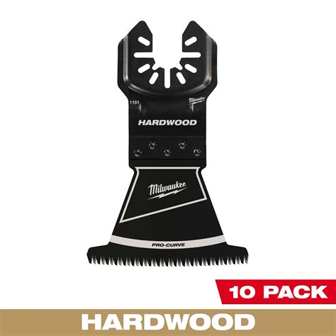 10pk 2 12 Hcs Japanese Tooth Pro Curve™ Hardwood Multi Tool Blades Milwaukee Tool