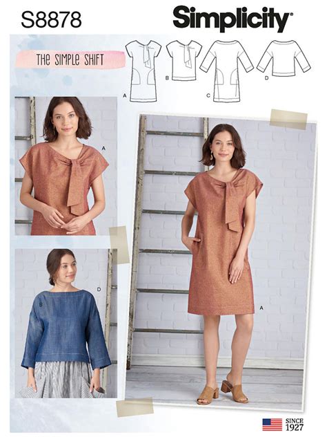 Easy Shift Dress Sewing Pattern Pattern Tips Archive