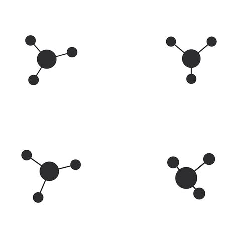 Premium Vector Molecule Logo Vector Icon Illustration