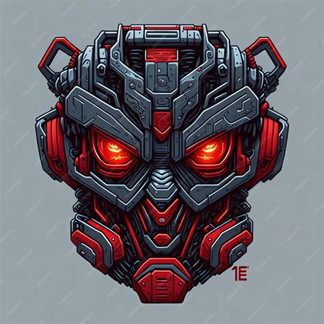 Premium Vector Vector Illustration Terminator Transformers Head Design