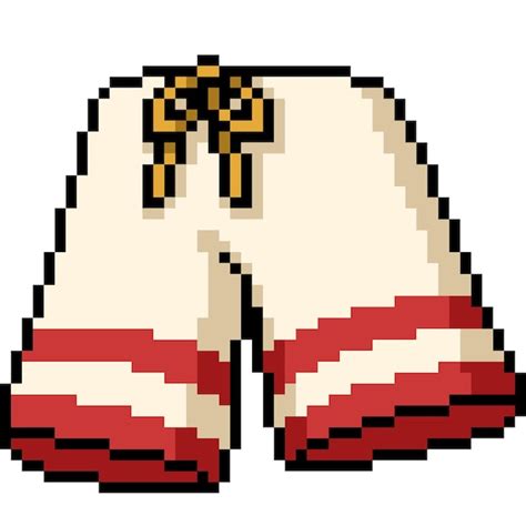 Premium Vector Pixel Art Of Leg Wear Short