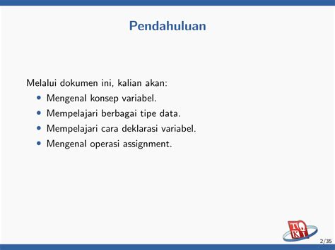 Pemrograman Dasar02 Variabel Tipe Datapdf