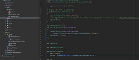 Unable To Load Css And Js On Areas Microsoft Qanda