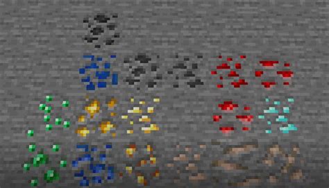 Old And New Ore Textures Minecraft Texture Pack
