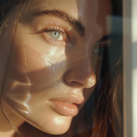 Premium Photo Closeup Shot Beautiful Model Girl