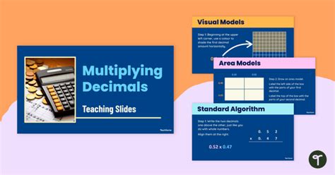 Multiplying Decimals By Decimals Teaching Slides Teach Starter